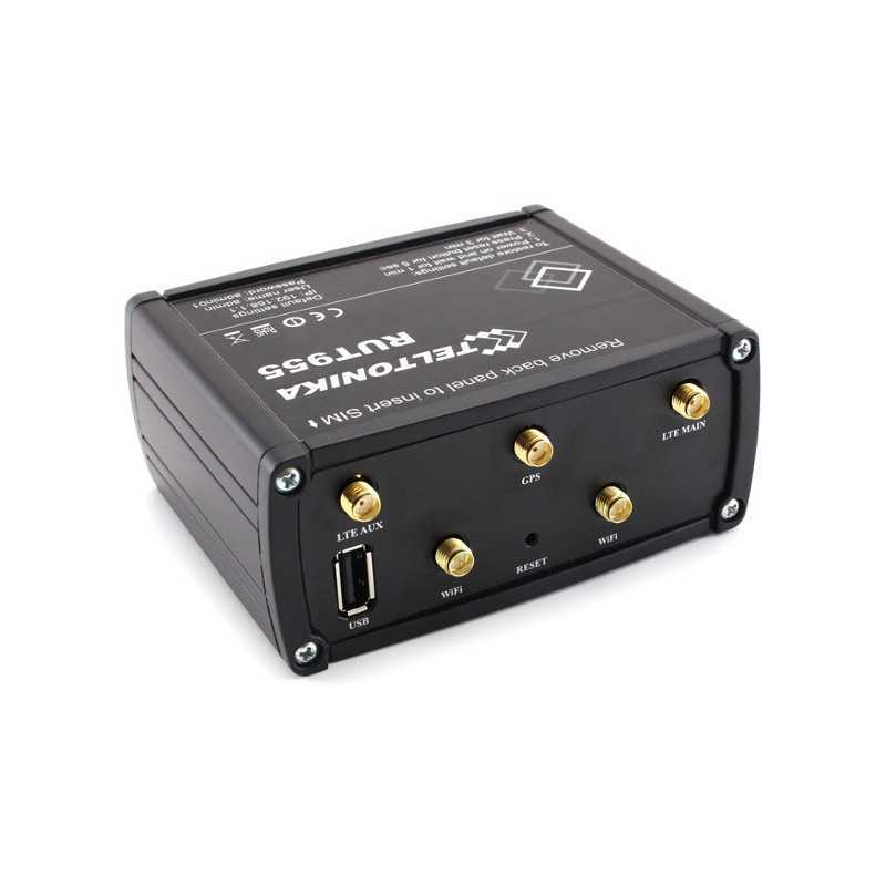Teltonika RUT955 Dual Sim 4G LTE Router I/O RS232 RS485 and GPS