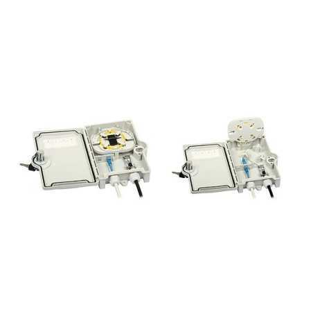 Box ottico di distribuzione fibra ottica FTTH da esterno a muro con ...