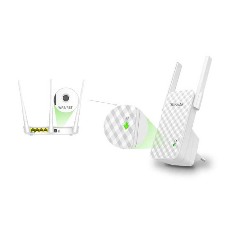Tenda A9 Universal Wi-Fi Range Extender 300Mbps