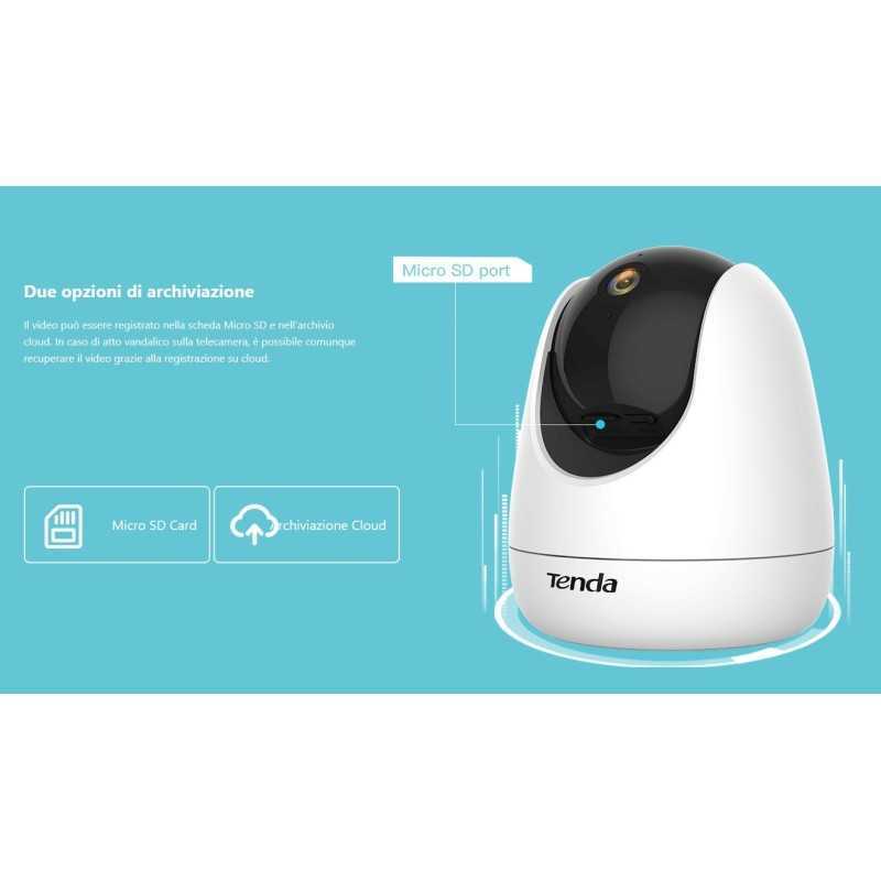 Telecamera IP WiFi 1080P CP3 Pan Tilt Tenda