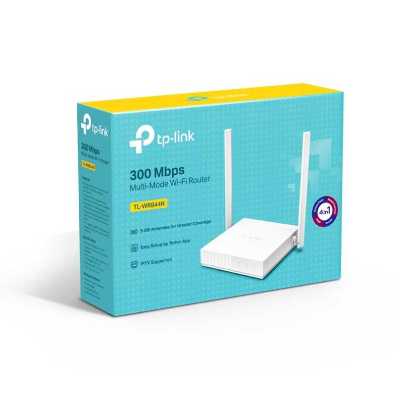 TL-WR844N TP-Link Router Wi-Fi 300Mbps 5 porte ethernet lan 2 antenne